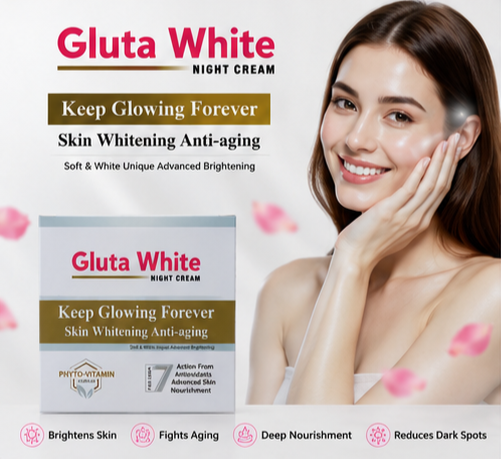 Gluta White Night Cream 50g – 100% Verified Original Product | Night R ...